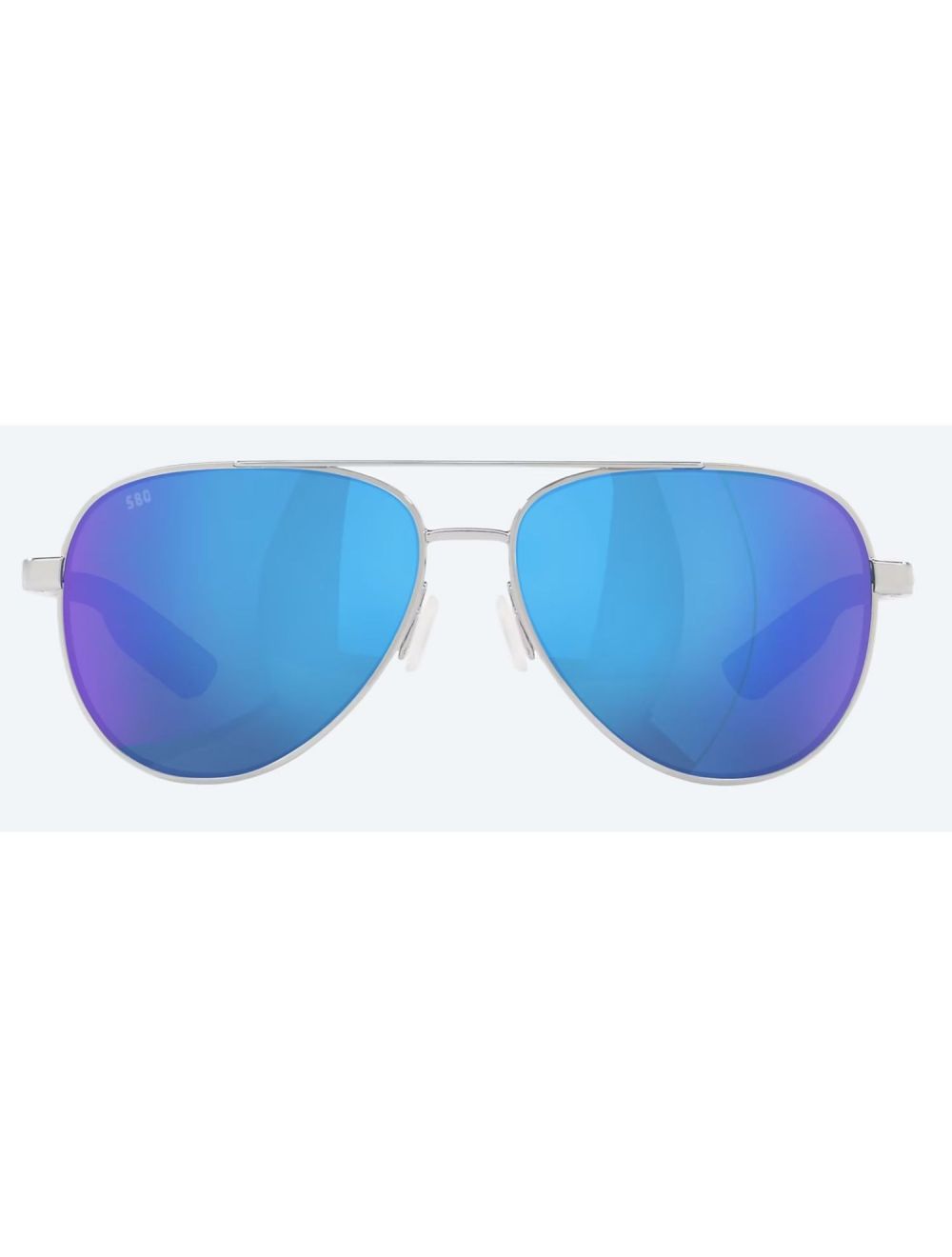 Costa Freedom Series Peli Shiny Silver Blue Mirror Sunglasses