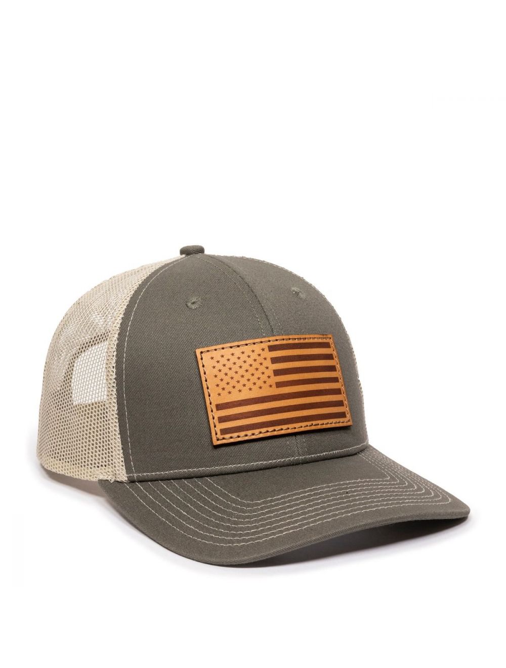 Outdoor Cap Men's Patch Flag Logo Cap