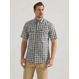 Wrangler Men's Riggs Workwear Plaid Work Shirt